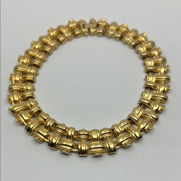 Ervin Pearl | Jewelry | Vtg Ervin Pearl Stunning Gold Chucky Necklace ...